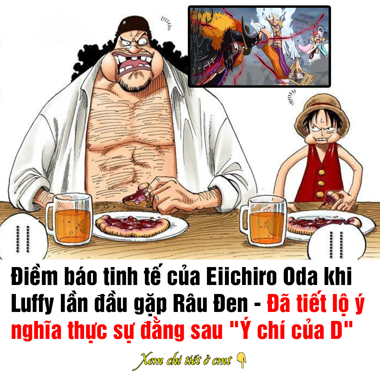 Cuộc gặp định mệnh giữa Luffy và Râu Đen: Điềm báo sớm về “Ý chí của D ...